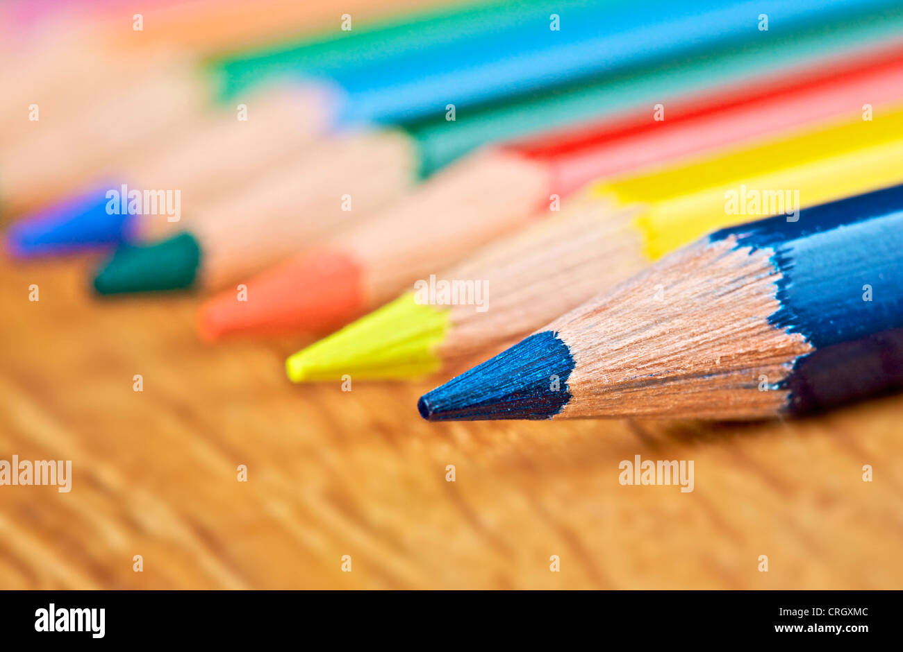 assorted colour pencils Stock Photo - Alamy