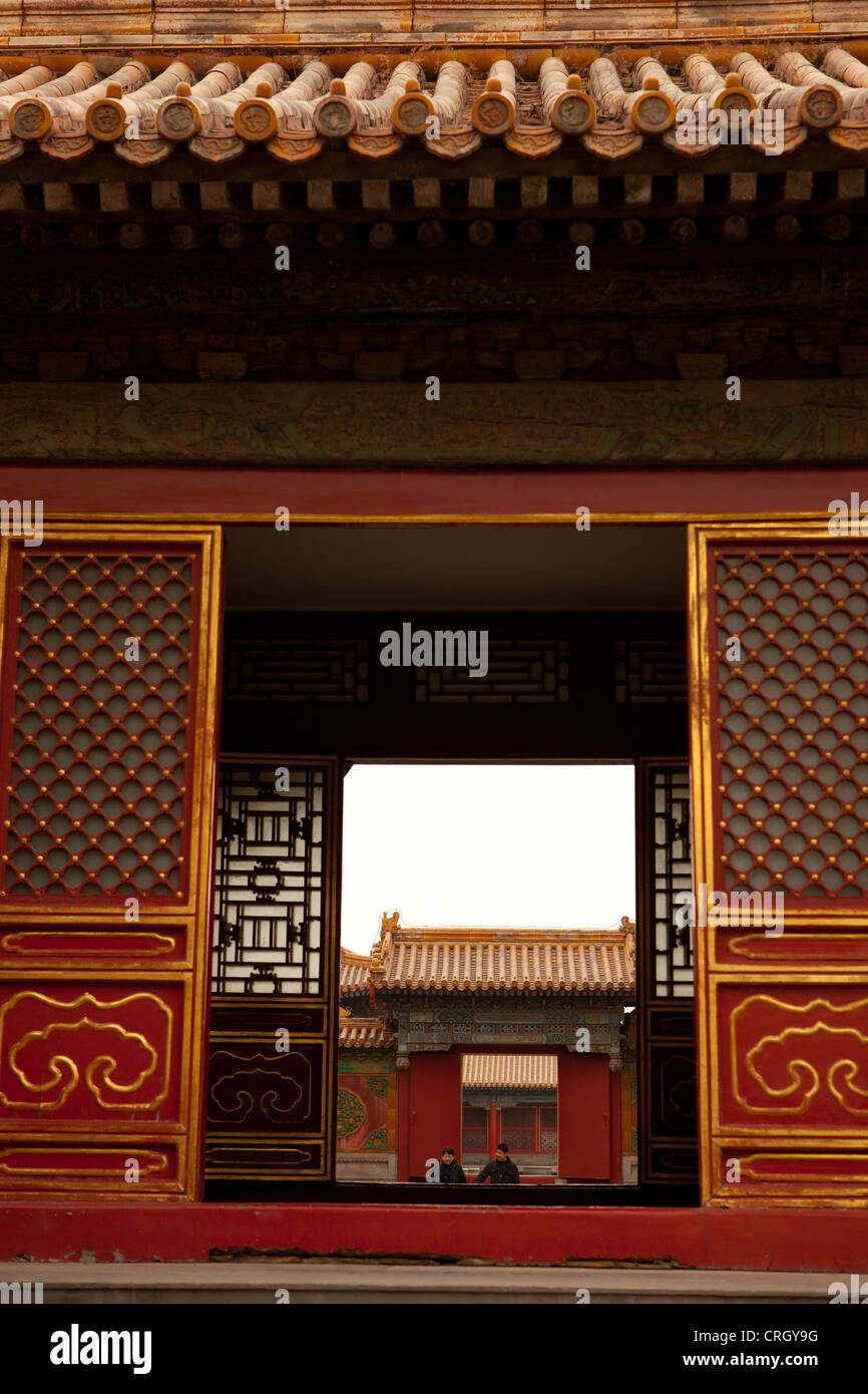Building entrance at Forbidden City, Beijing, China Stock Photo - Alamy
