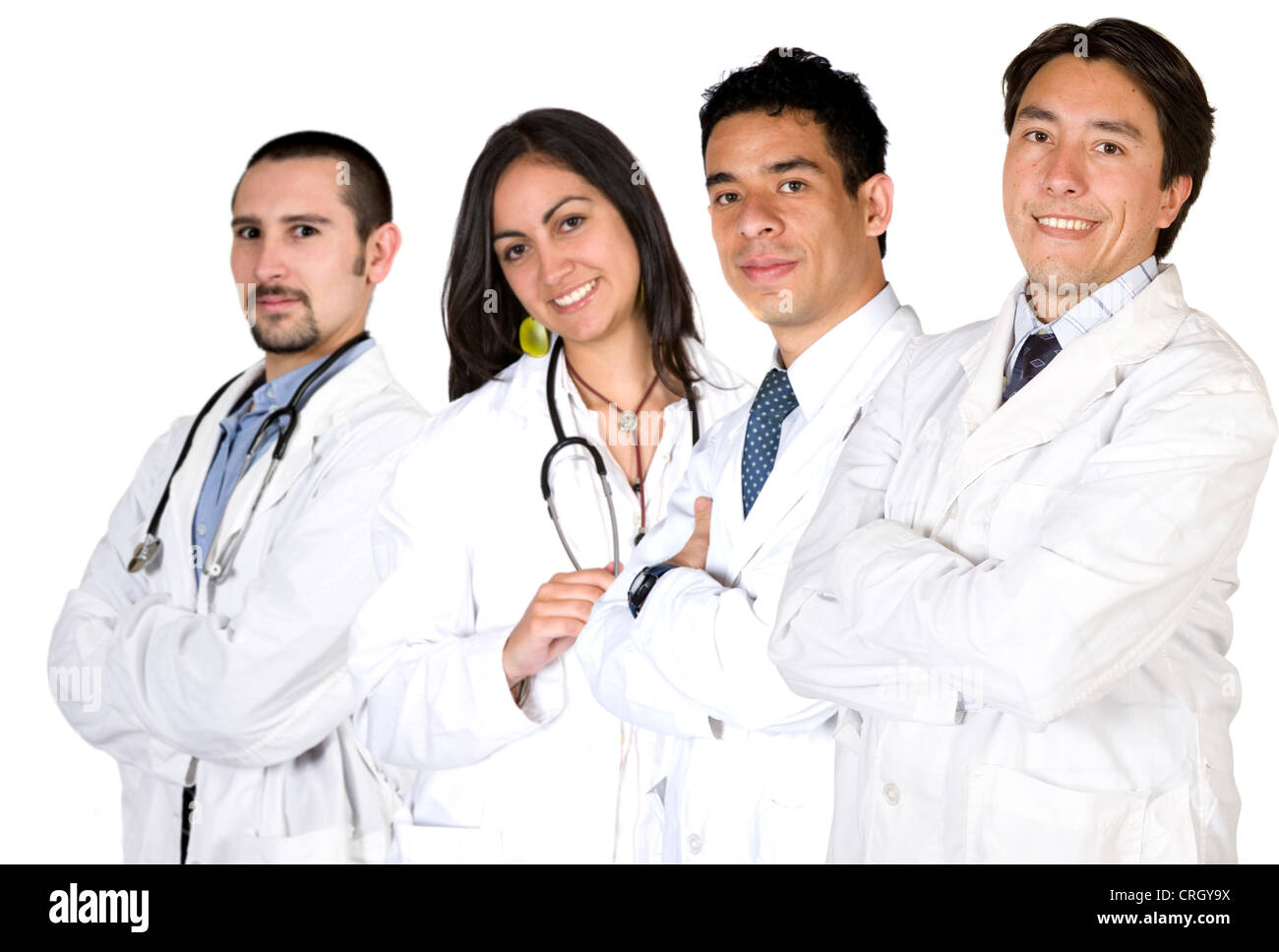 medical team with male and female doctors Stock Photo - Alamy