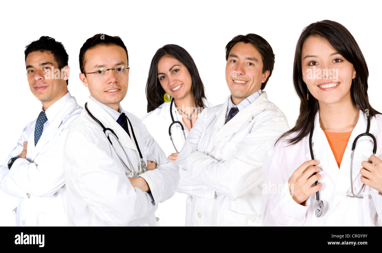 medical team with male and female doctors Stock Photo - Alamy