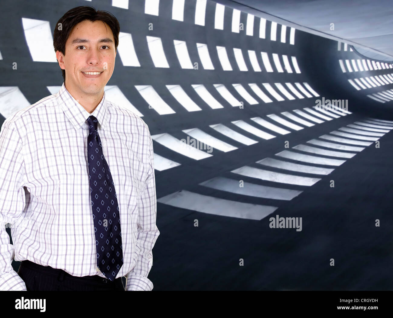 smiling business man portrait in a corporate environment Stock Photo ...