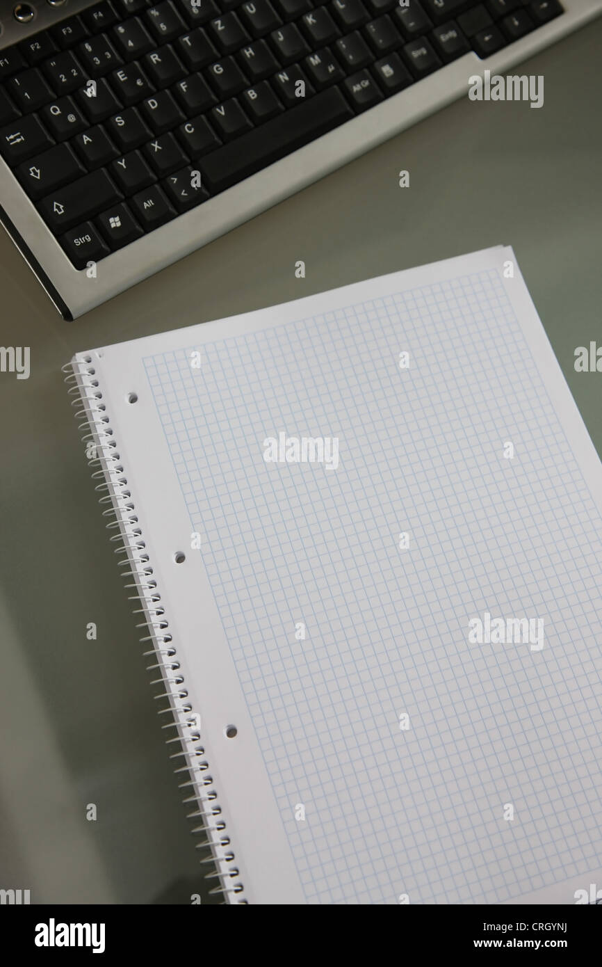 college block and laptop Stock Photo - Alamy