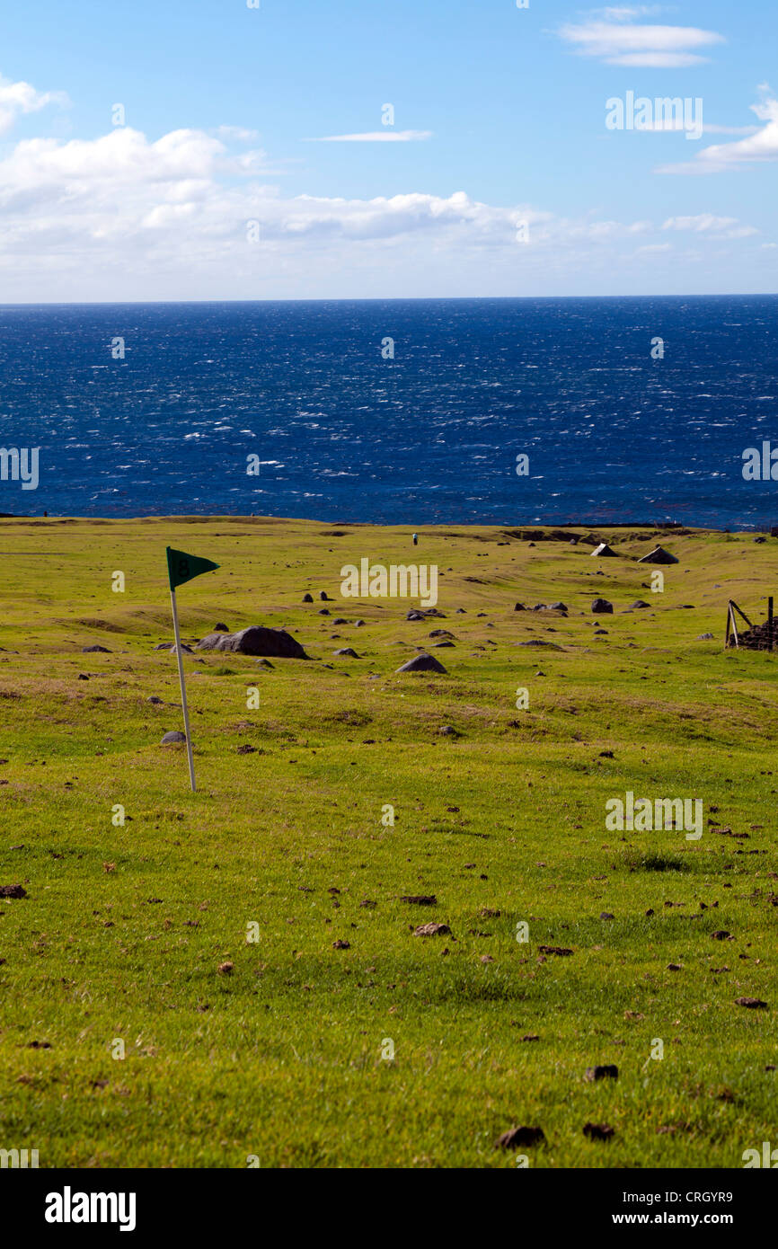 The most remote golf course in the world, Tristan da Cunha Stock Photo ...