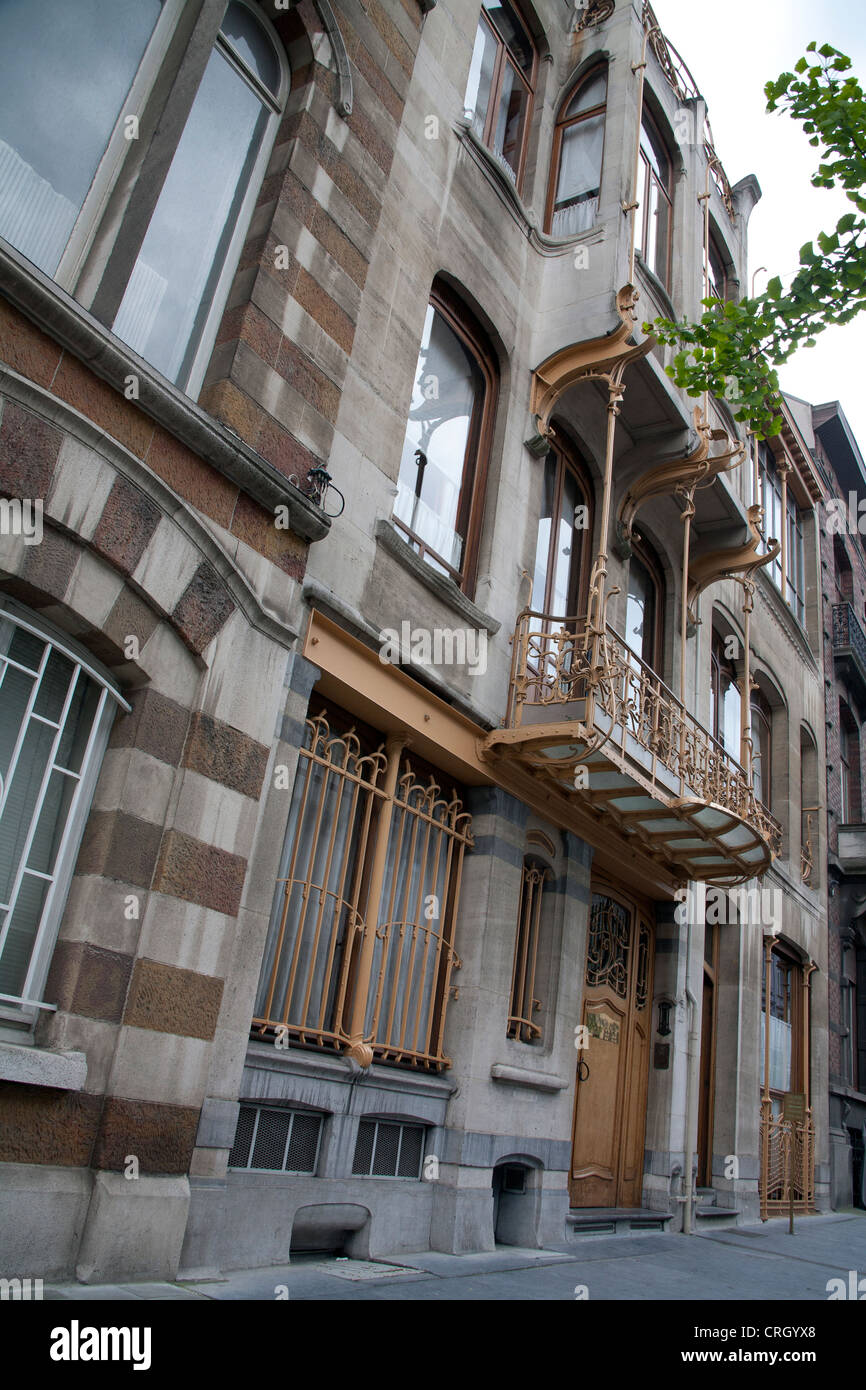 Musee Horta 25 rue Americaine Brussels Belgium Stock Photo - Alamy