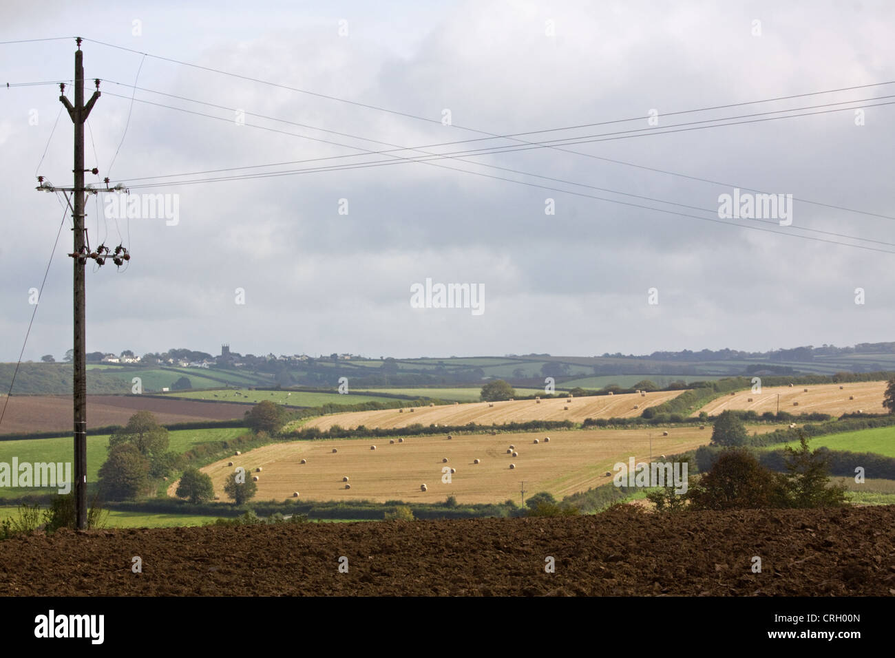 English farm field after harvesting hi-res stock photography and images ...