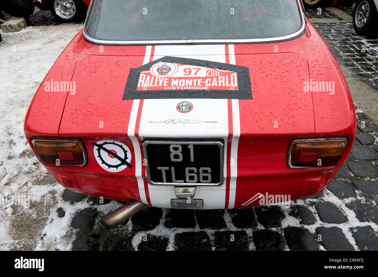 Alfa Romeo 1750 GTV, Monte Carlo Rally, Warsaw, Poland Stock Photo - Alamy