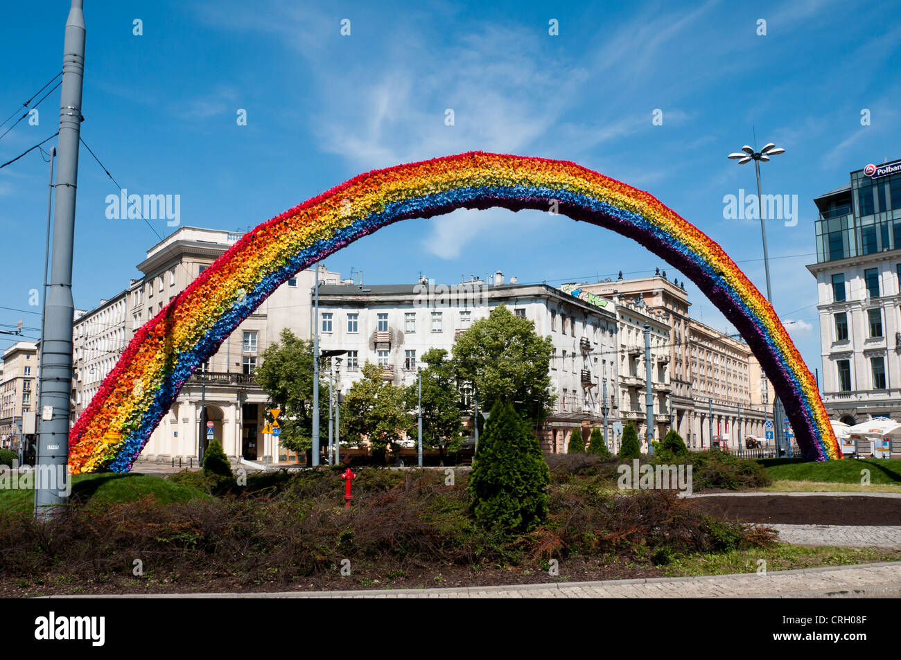 Rainbow - an interactive public installation conceptualized by Julita ...