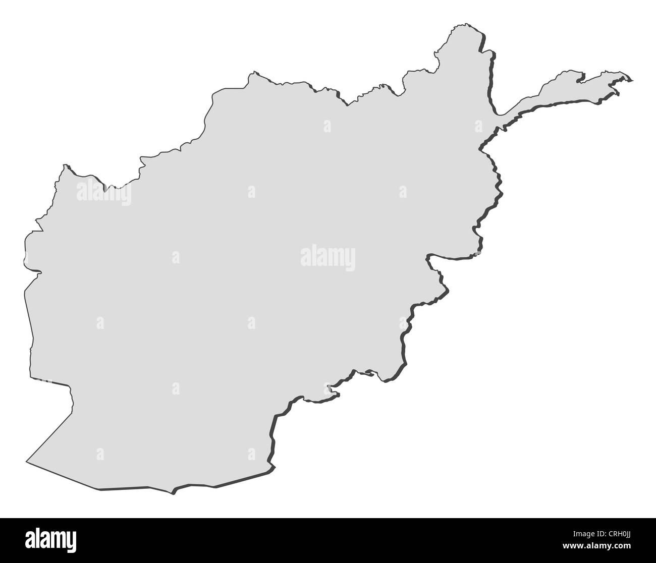 Political map of Afghanistan with the several provinces Stock Photo - Alamy