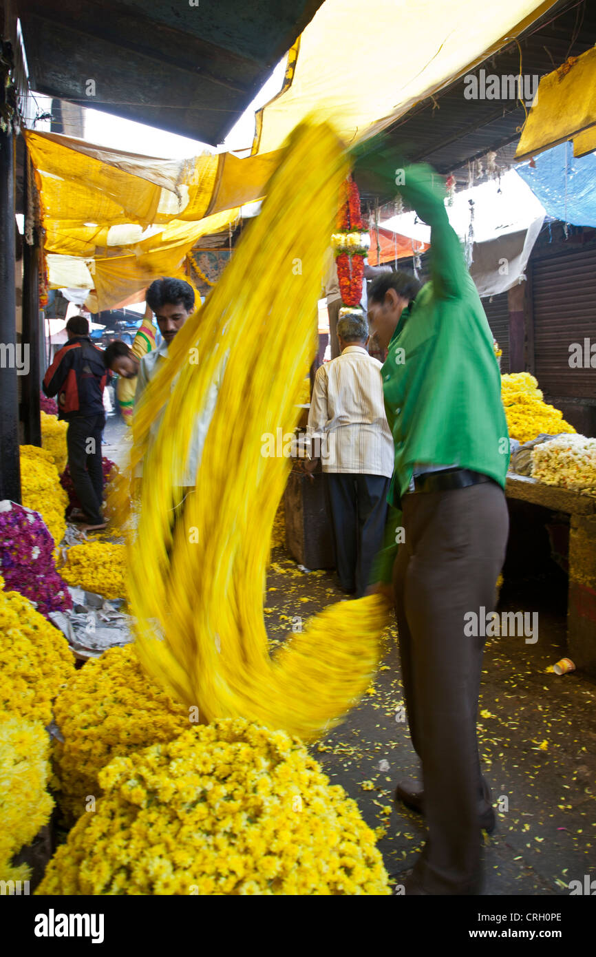 Mysore market flower hi-res stock photography and images - Alamy
