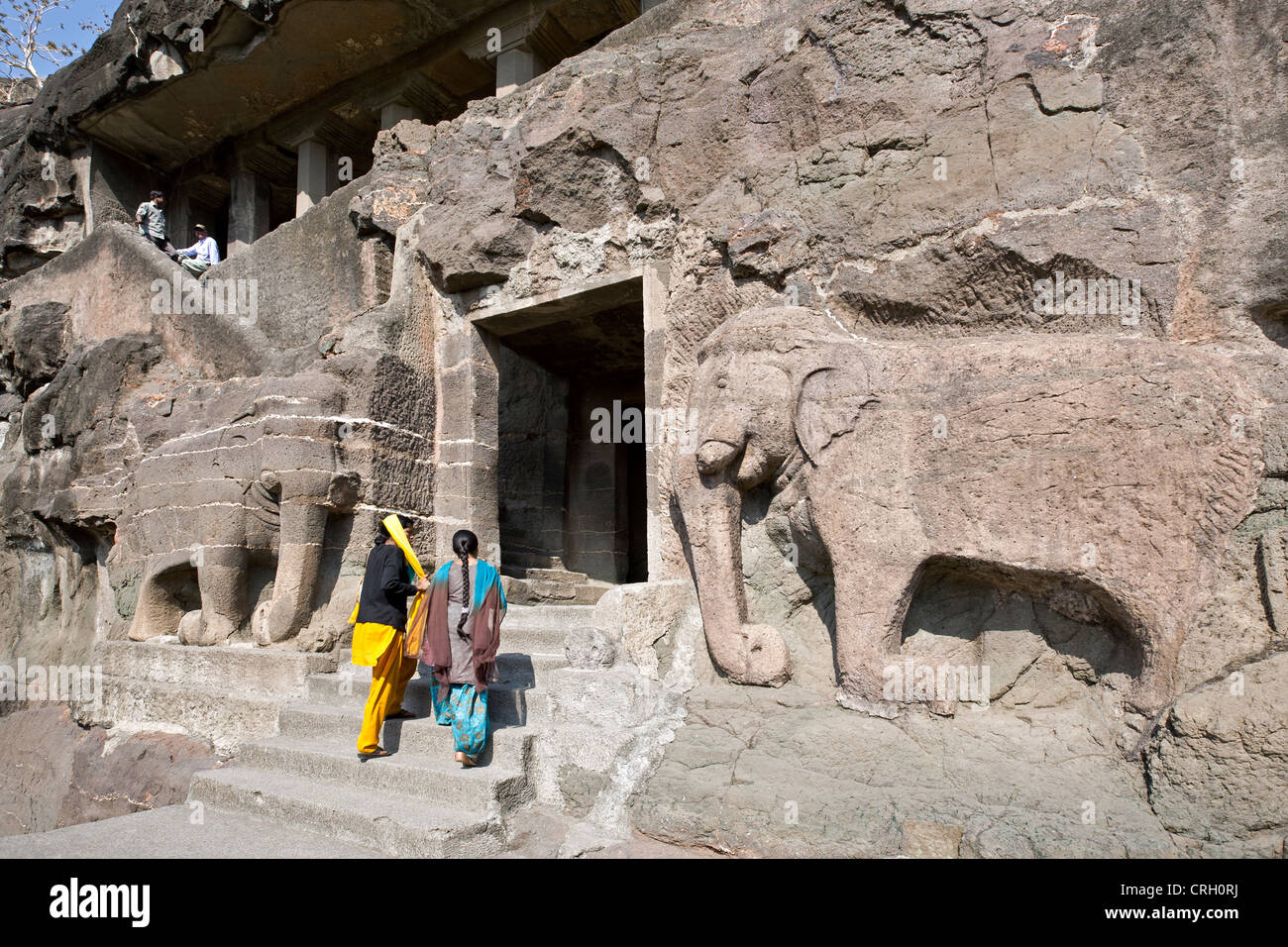 Elephant caves of india hi-res stock photography and images - Alamy