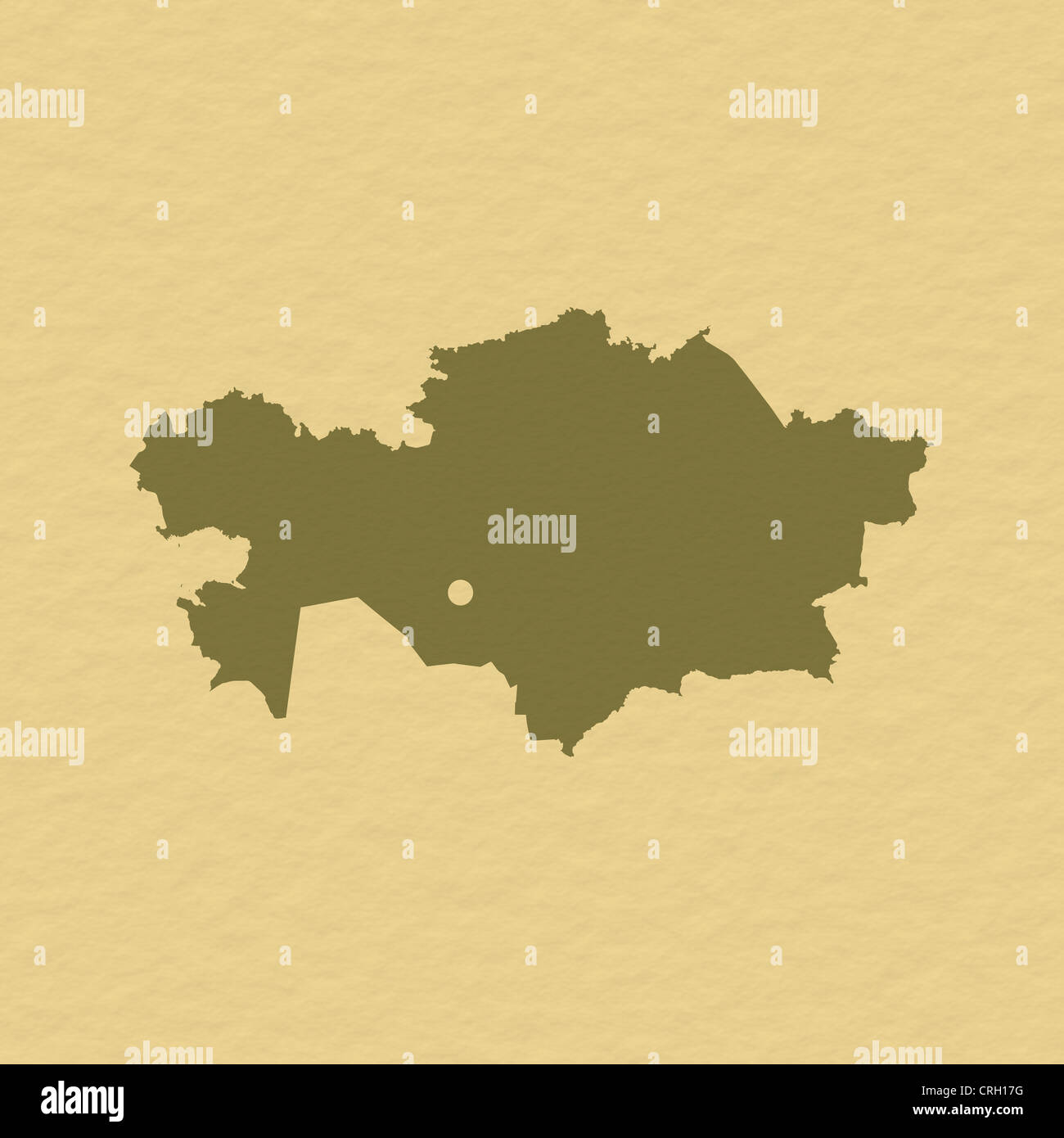 Political map of Kazakhstan with the several regions Stock Photo - Alamy