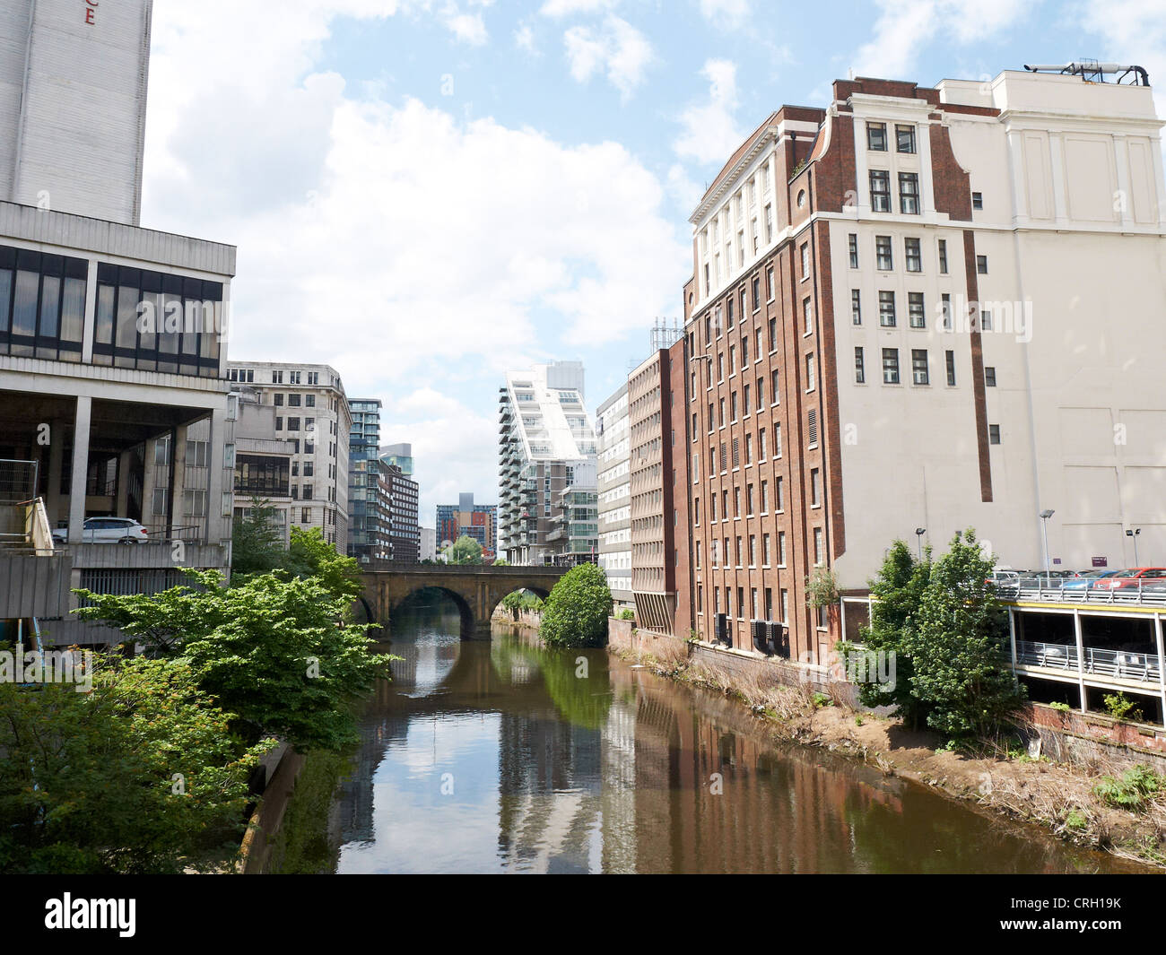 River irwell manchester bridge hi-res stock photography and images - Alamy