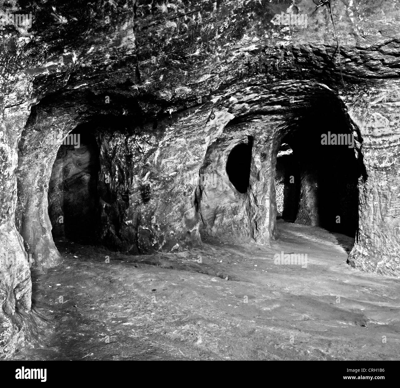 Underground cave at Hawkestone Folly, Shropshire Stock Photo - Alamy