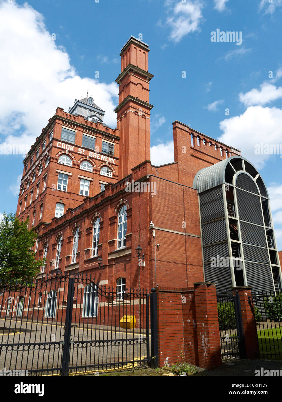 Cook Street brewery now Deva Centre in Salford Manchester UK Stock ...