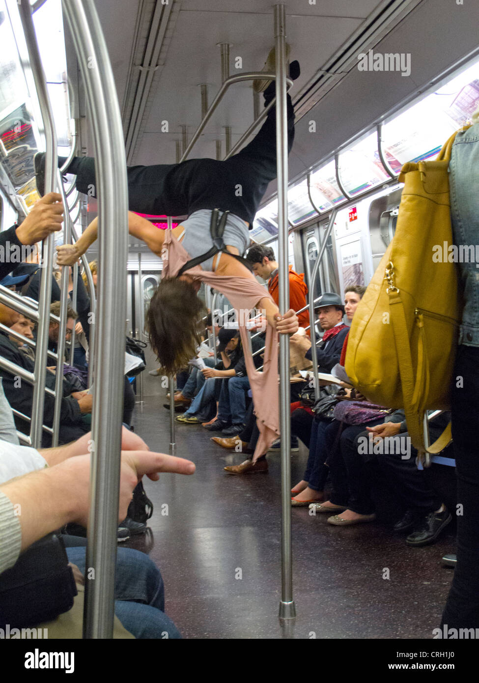 subway passengers in New York City Stock Photo - Alamy
