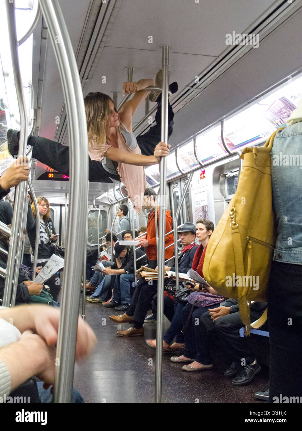 subway passengers in New York City Stock Photo - Alamy
