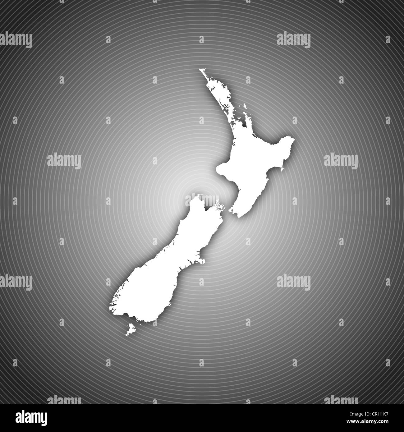 New zealand map Black and White Stock Photos & Images - Alamy