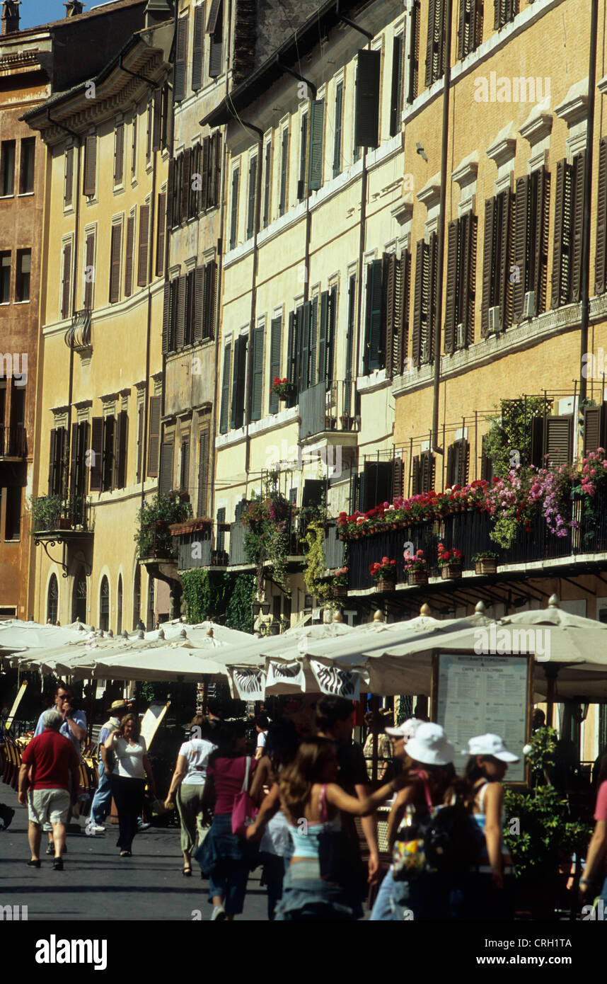 Italy, Rome, buildings around Piazza Navona Stock Photo - Alamy