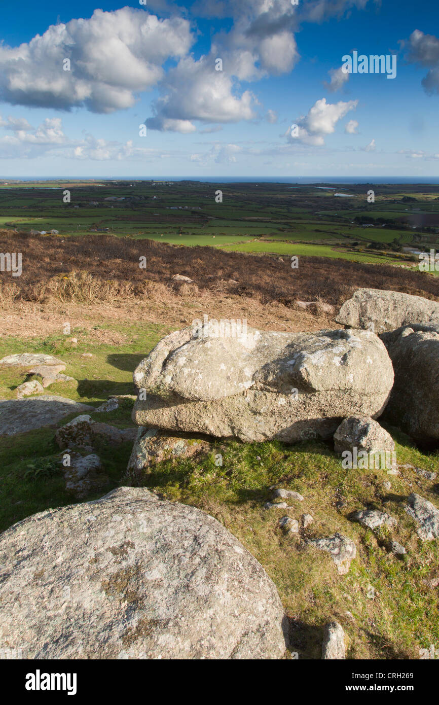 Chapel Carn Brea; West Cornwall; UK Stock Photo - Alamy