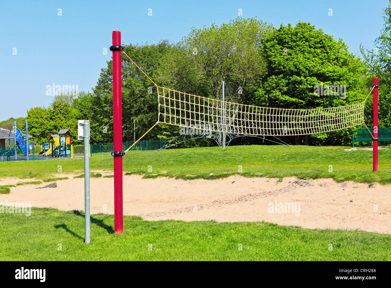 Playground In Springtime Stock Photo Alamy