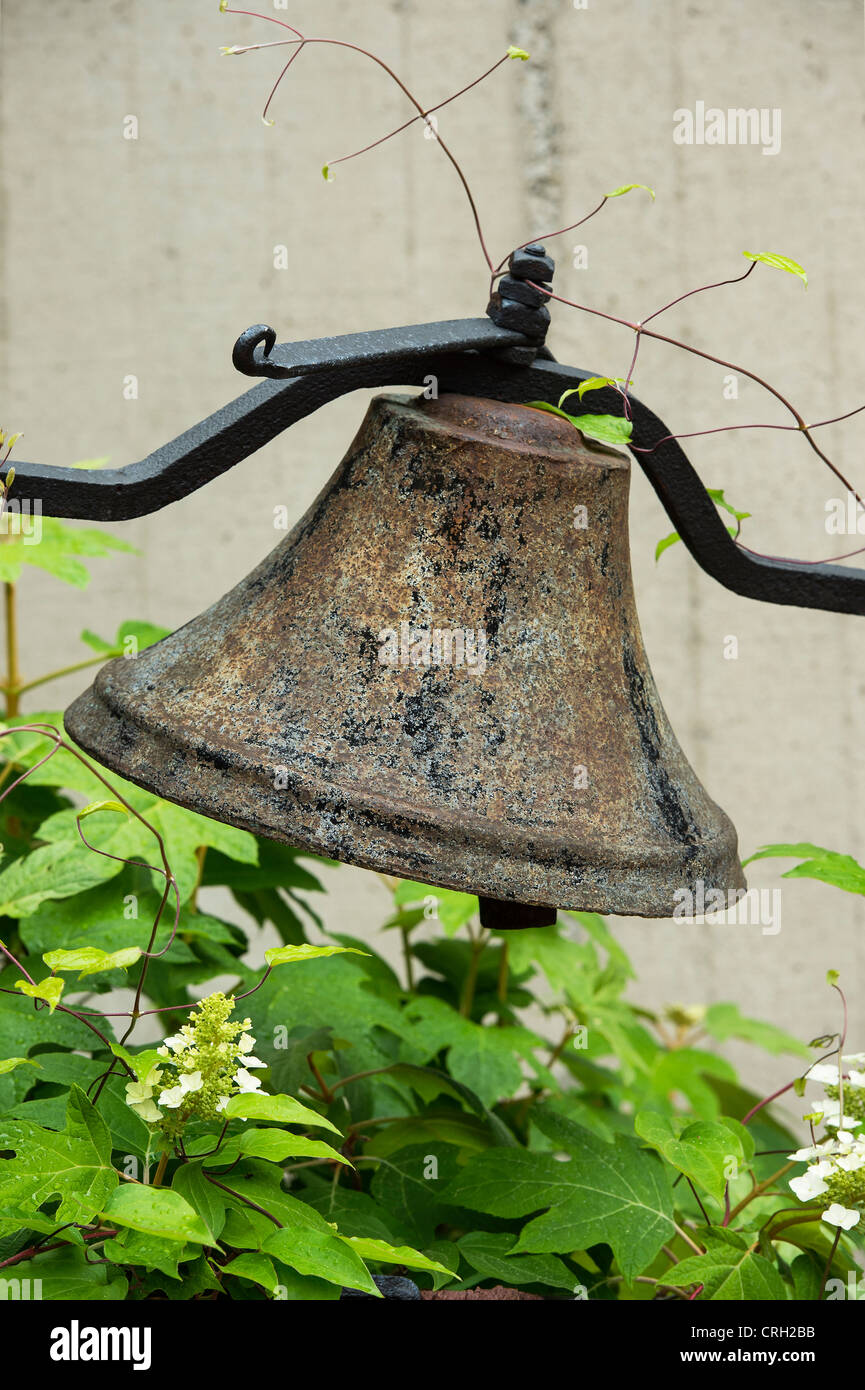Decorative garden bell Stock Photo - Alamy