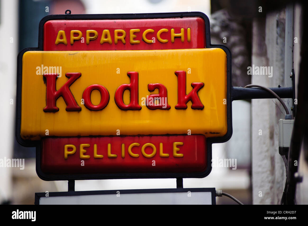 Kodak shop sign in Venice, Italy Stock Photo - Alamy
