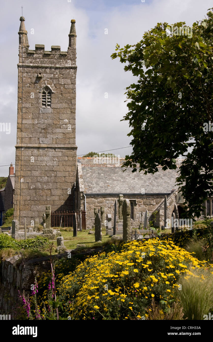 St levan cornwall hi-res stock photography and images - Alamy