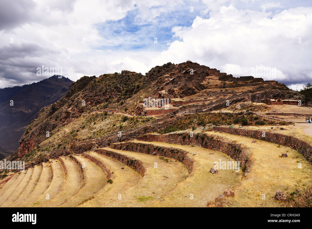 Pisac Inca ruins - Peru Stock Photo - Alamy