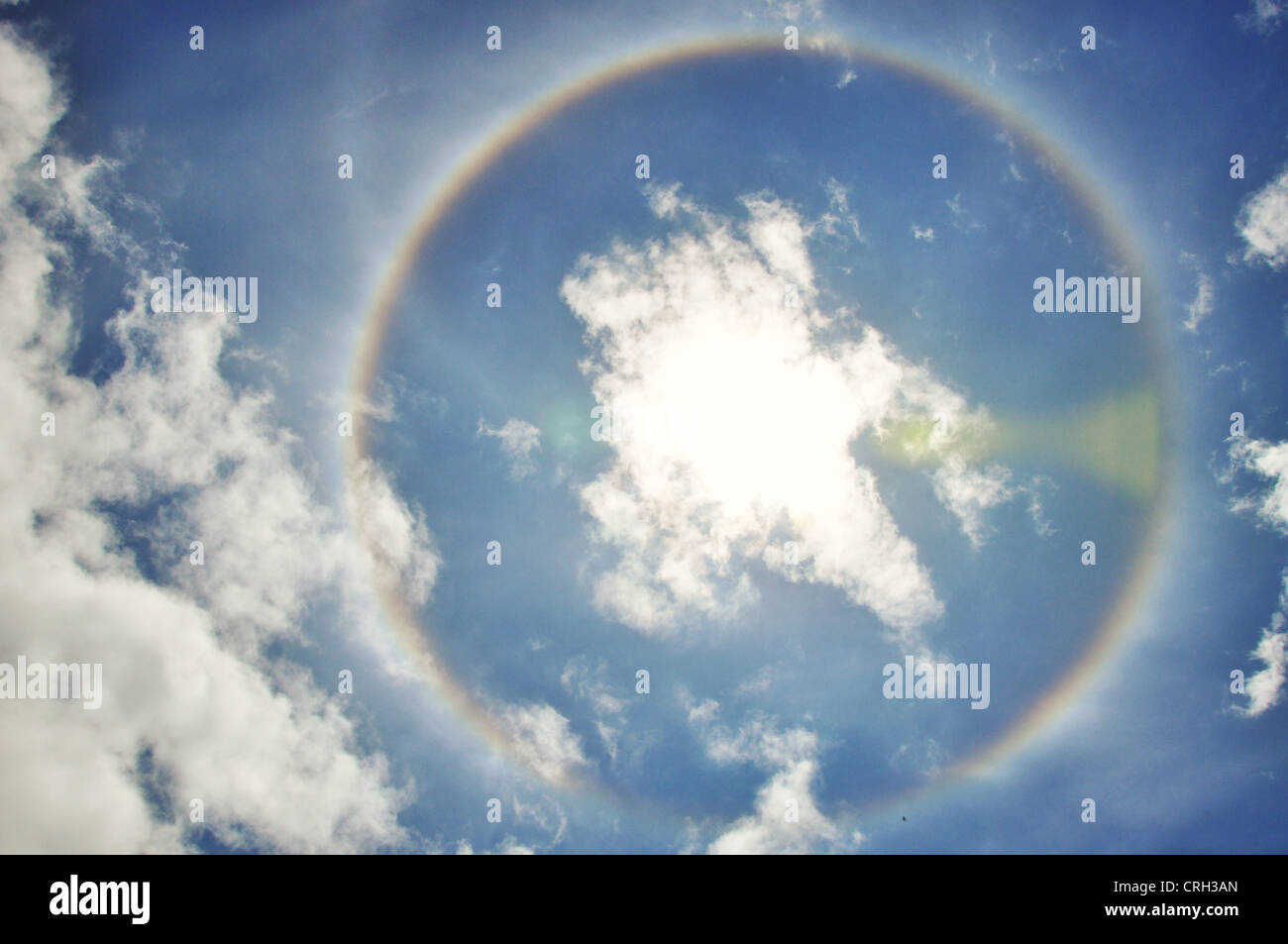 Circular rainbow - Peru Stock Photo - Alamy
