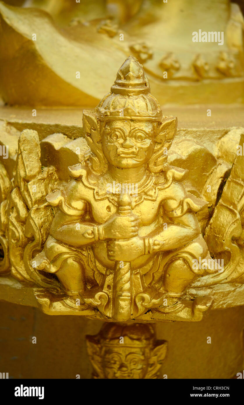 the deity giant who protect the temple entrance Stock Photo - Alamy