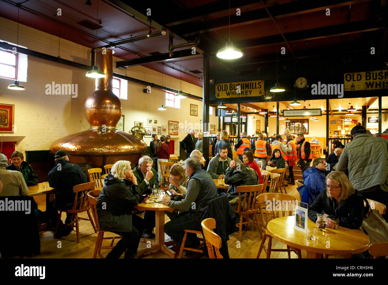 the restaurant kitchen cafe and bar old bushmills distillery county ...