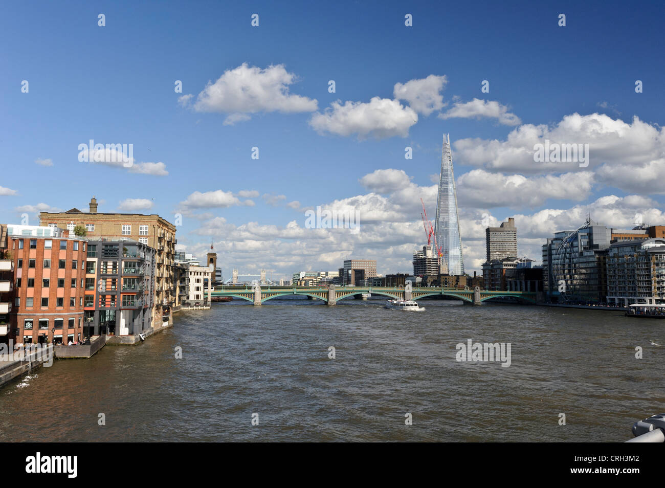Tower bridge and Shard building, London, England, United Kingdom Stock ...