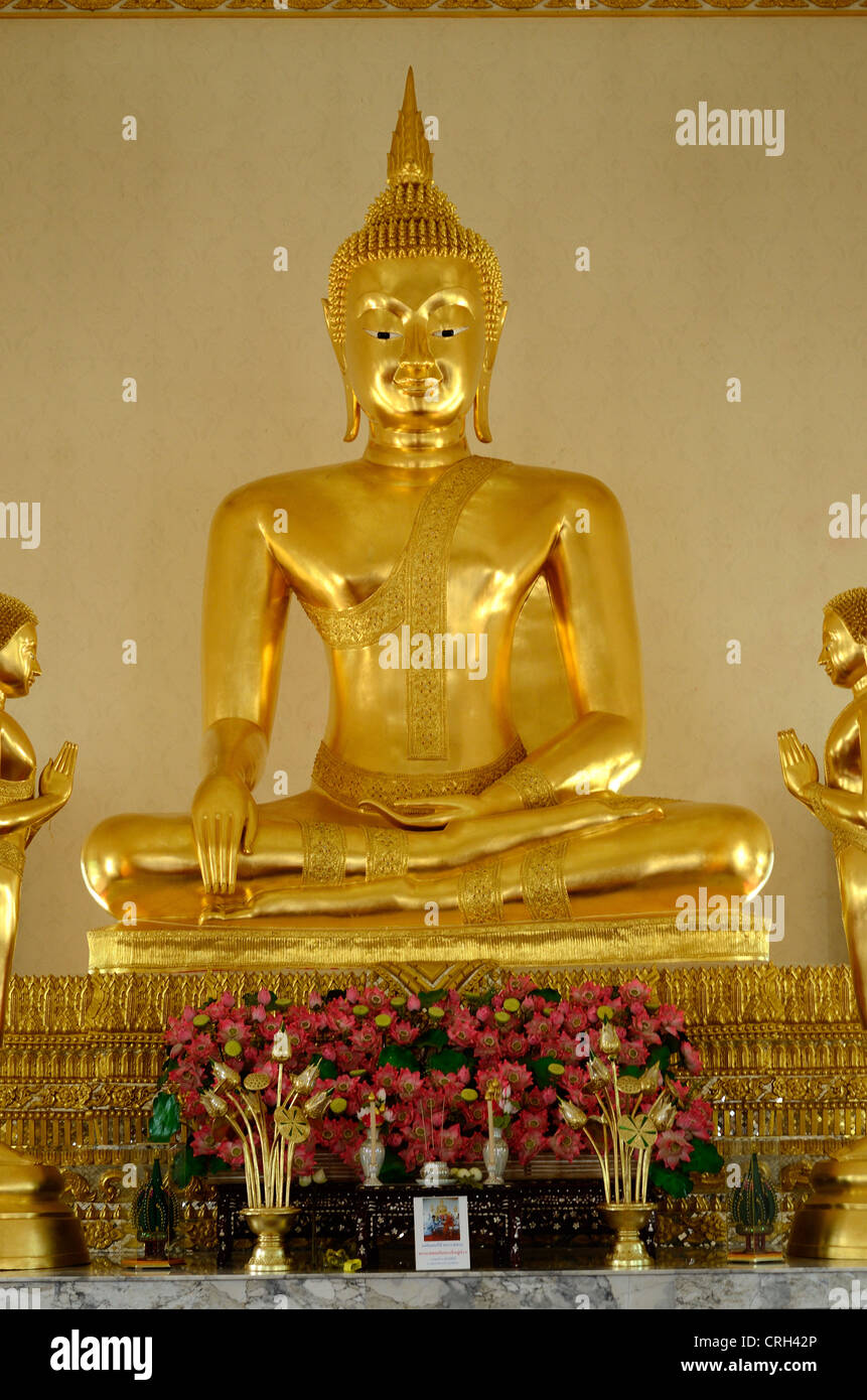 holy buddha statue in temple of thailand Stock Photo - Alamy
