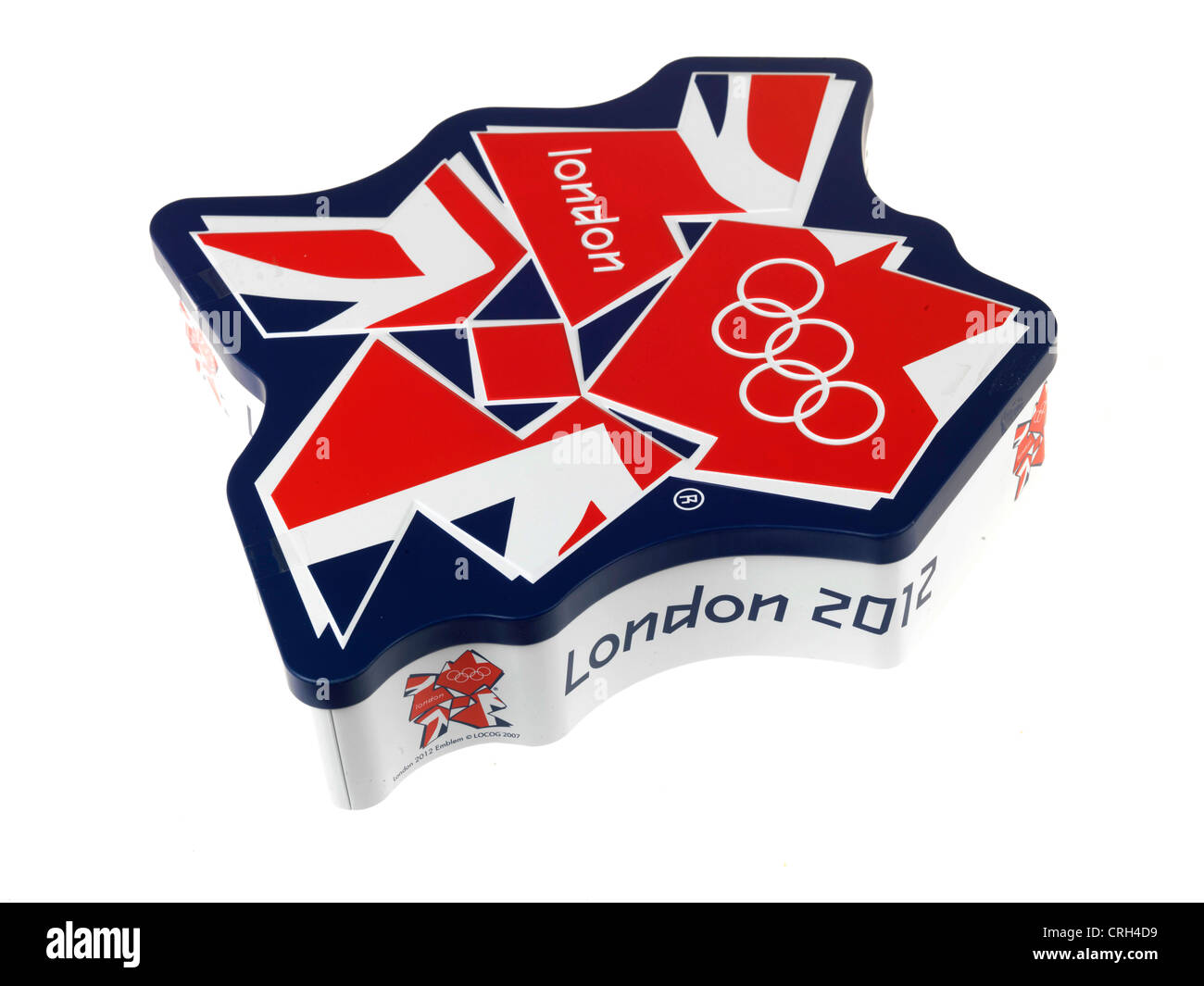 London Olympic Biscuit Box Stock Photo - Alamy