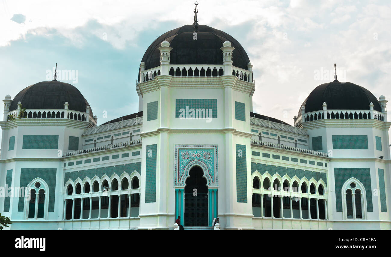 Great Mosque in Medan Stock Photo - Alamy