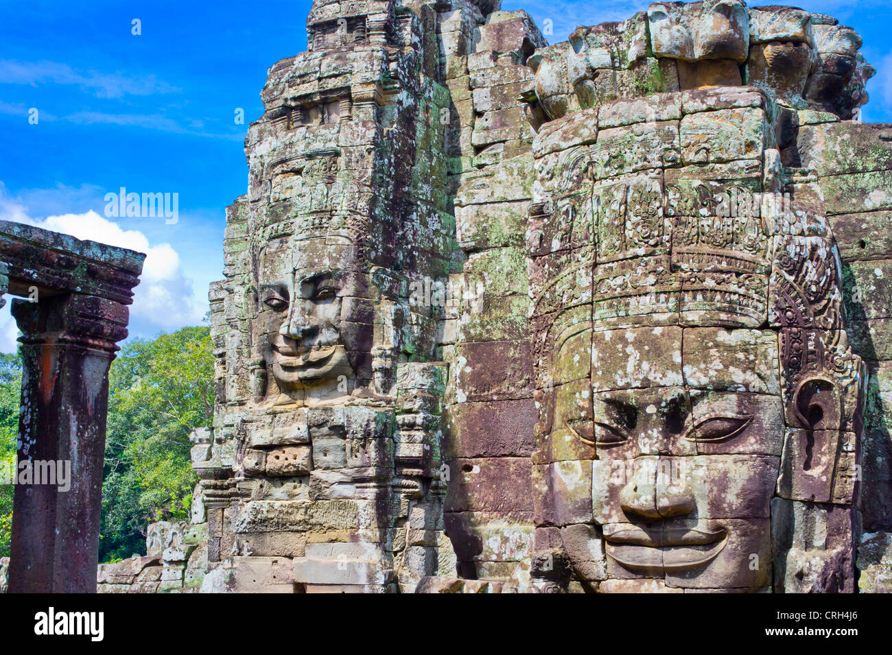 Angkor Wat - Bayon Temple Stock Photo - Alamy