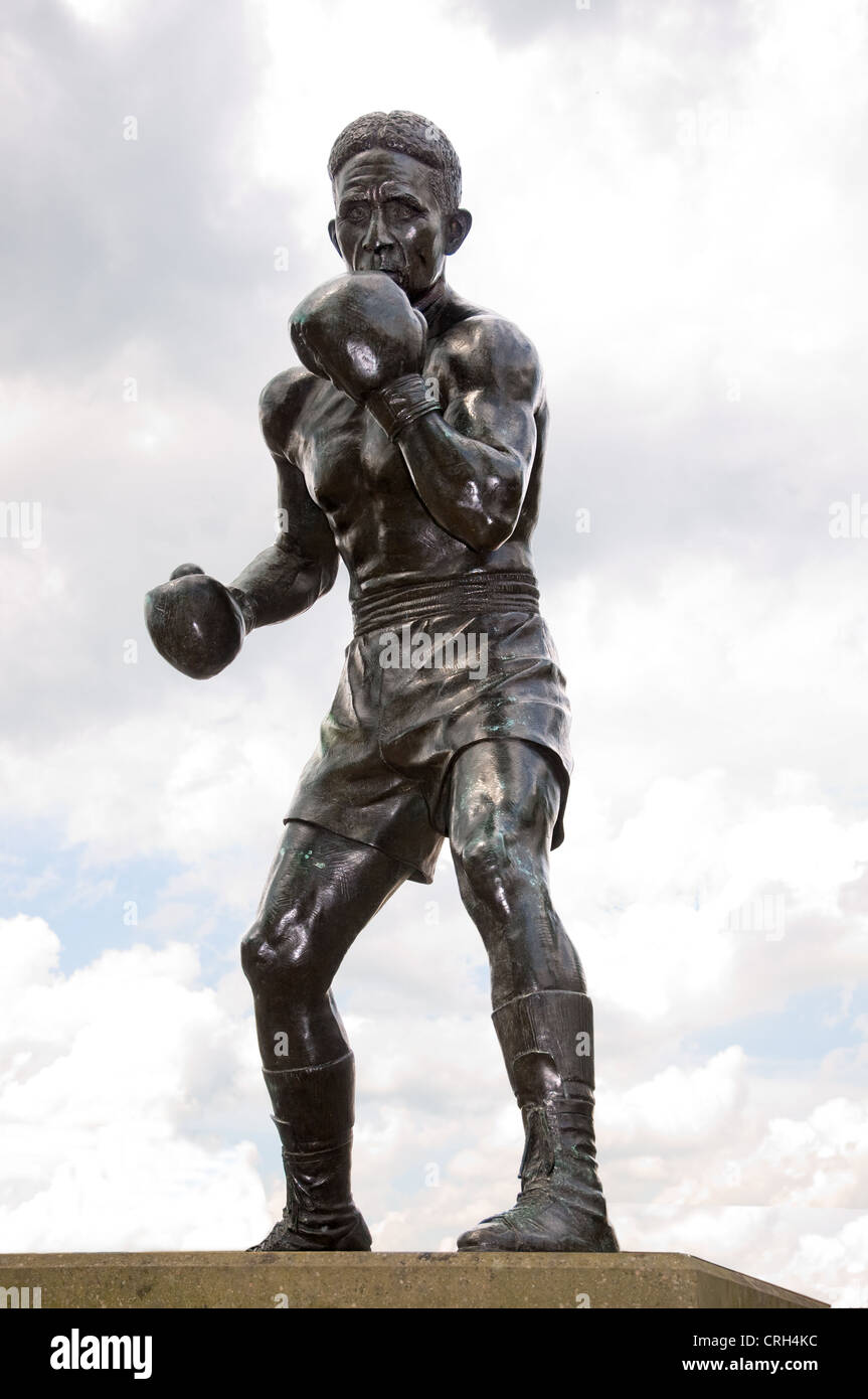Bronze statue of Randolph Adolphus Turpin Middleweight Champion of the ...