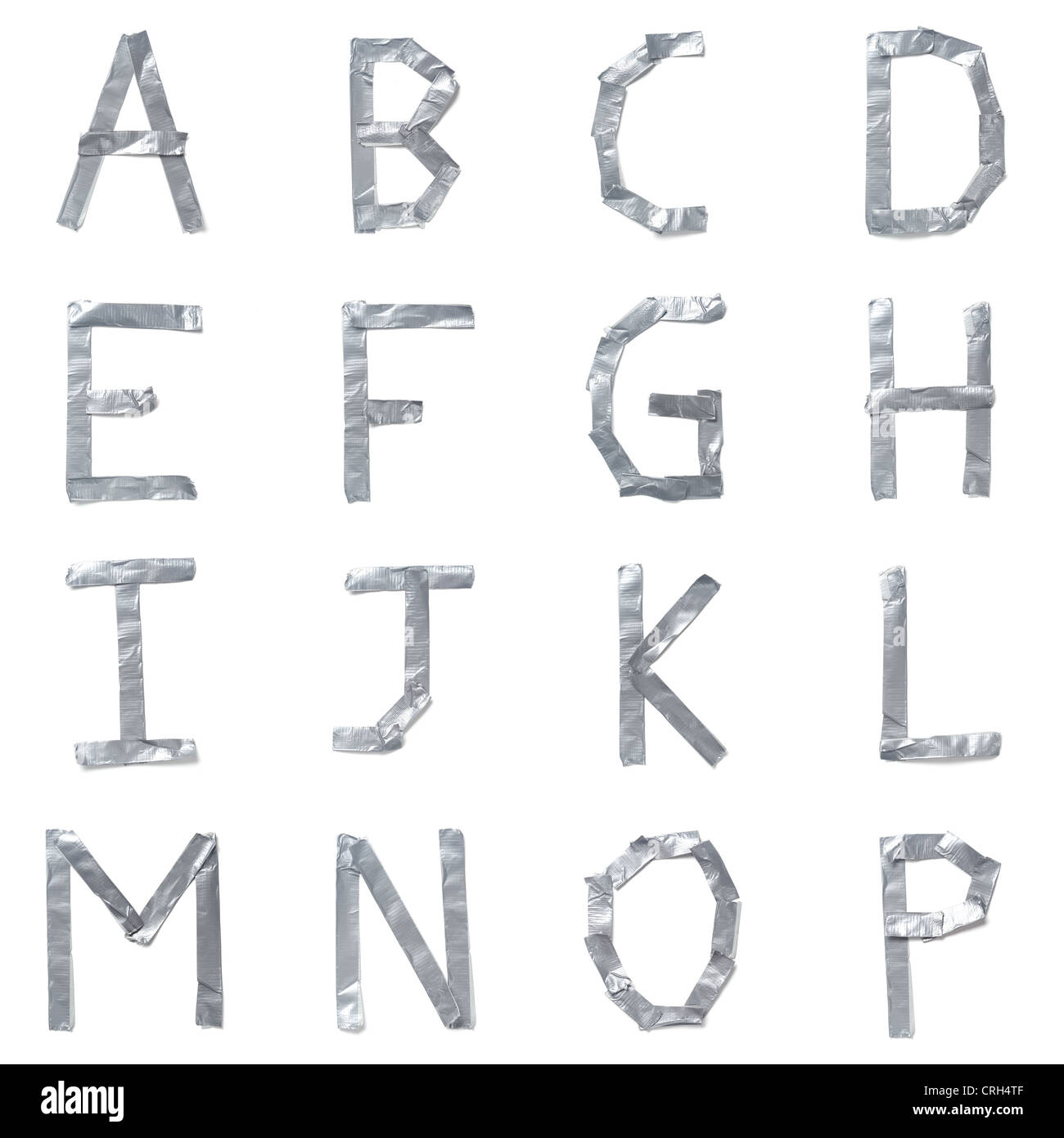 Letters made out of tape Stock Photo - Alamy