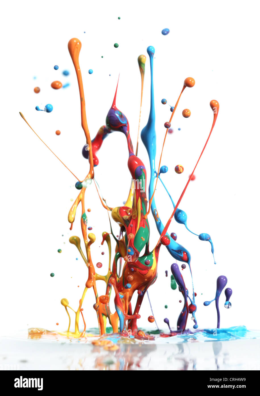 Drop white paint hi-res stock photography and images - Alamy