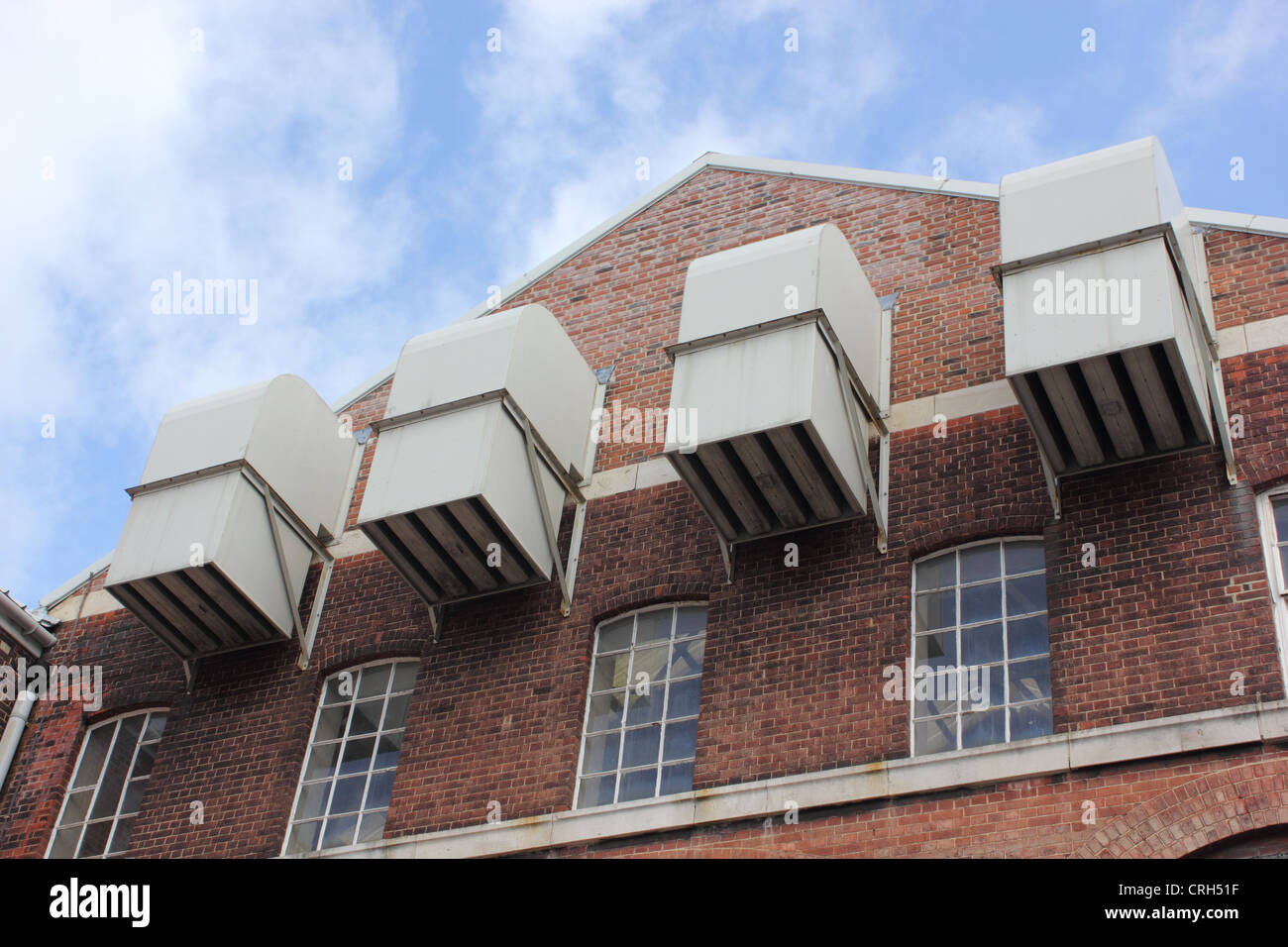 Large industrial extractor fans Stock Photo - Alamy