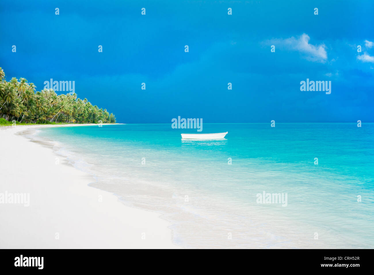 Desert island beach, Banyak Archipelago Stock Photo - Alamy