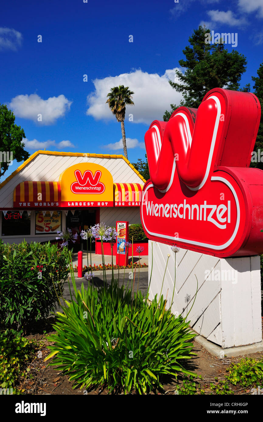 Wienerschnitzel - the world's largest Hot Dog chain, San Jose CA Stock ...