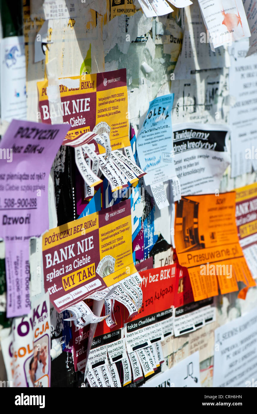 Advertising notice board hi-res stock photography and images - Alamy