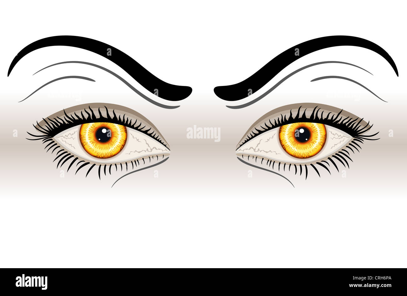 Devilish eyes hi-res stock photography and images - Alamy