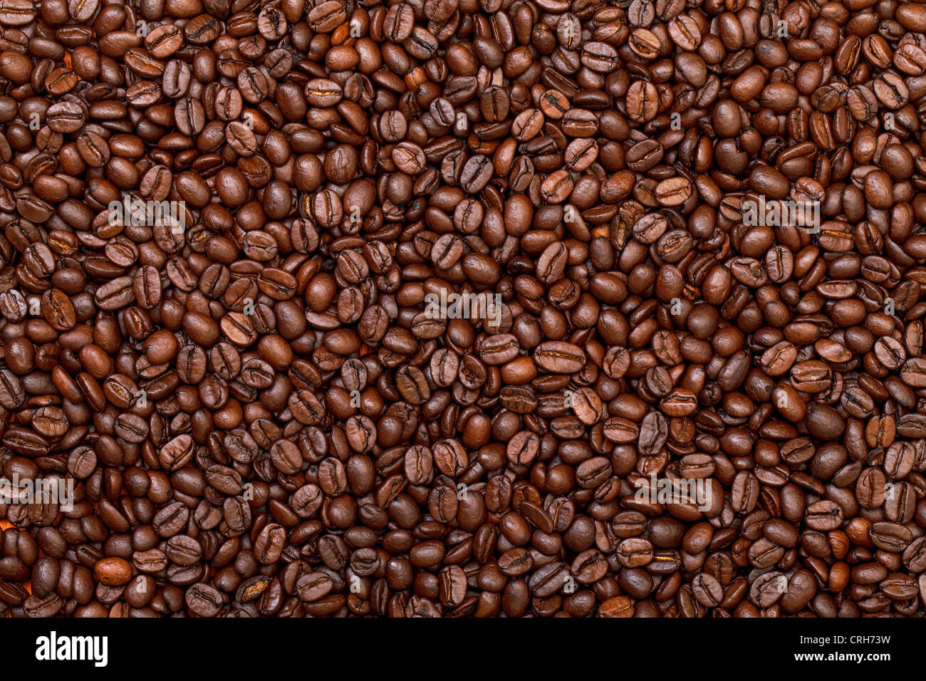 Background of Fresh Roasted Coffee Beans, texture Stock Photo - Alamy