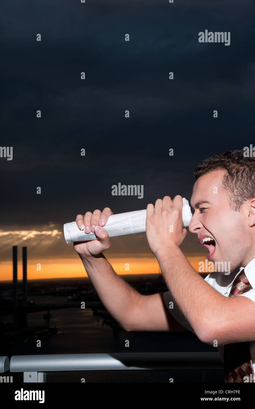 Rolled up paper hi-res stock photography and images - Alamy