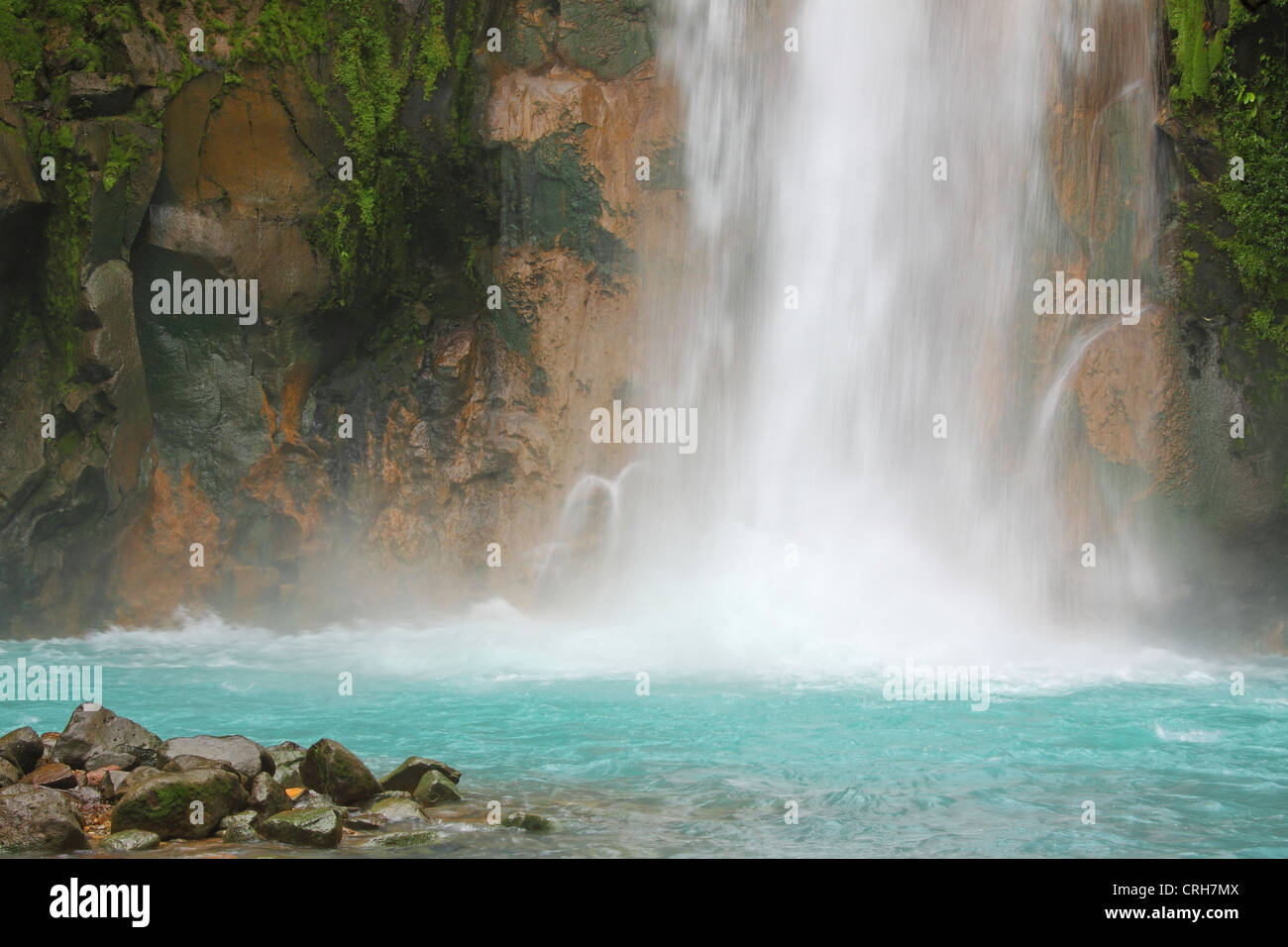 Celeste waterfall costa rica hi-res stock photography and images - Alamy