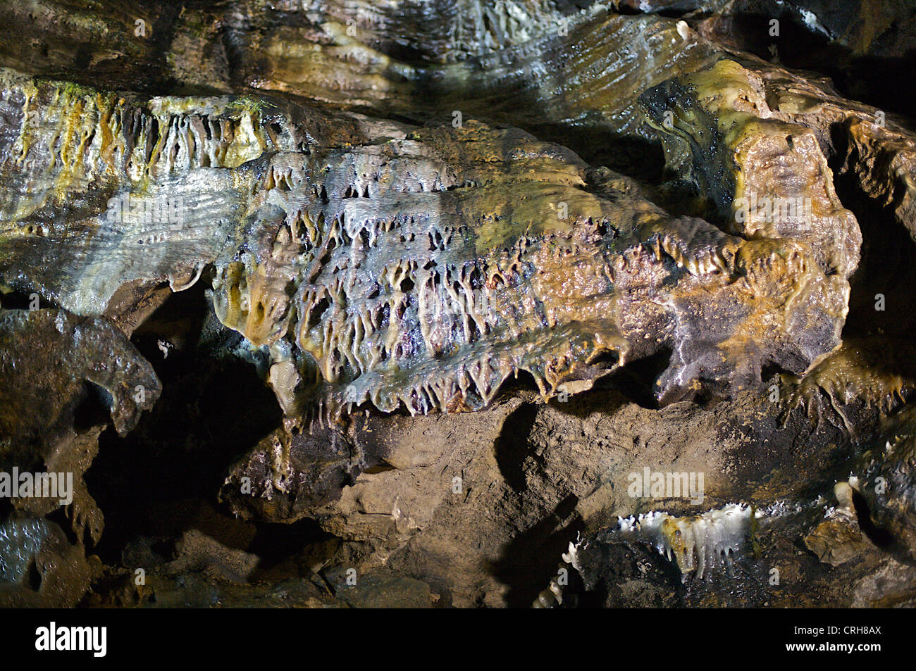 interior of Blue John cavern Stock Photo - Alamy