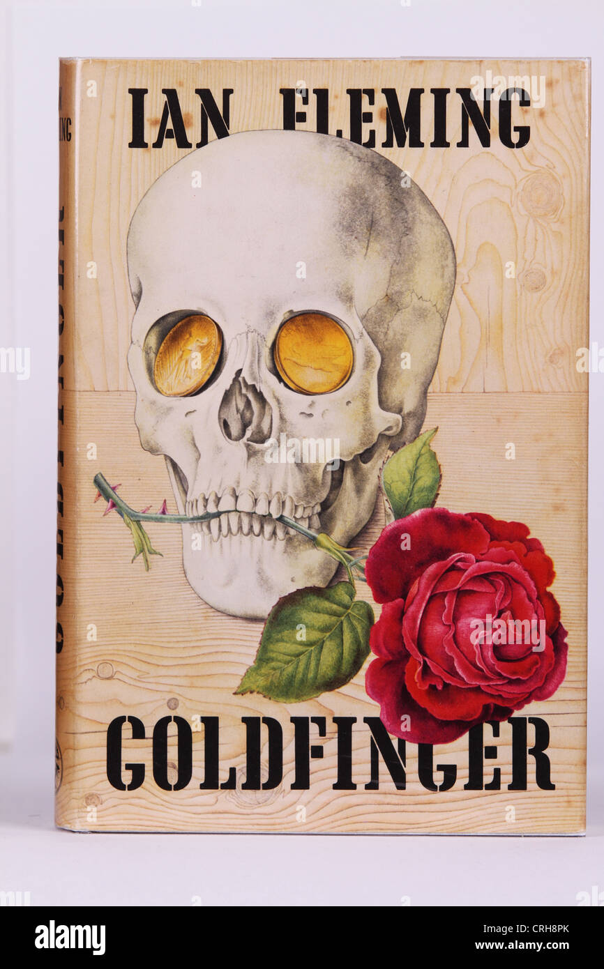 Goldfinger Book Cover Original UK 1st Edition by Ian Fleming rare 007 ...