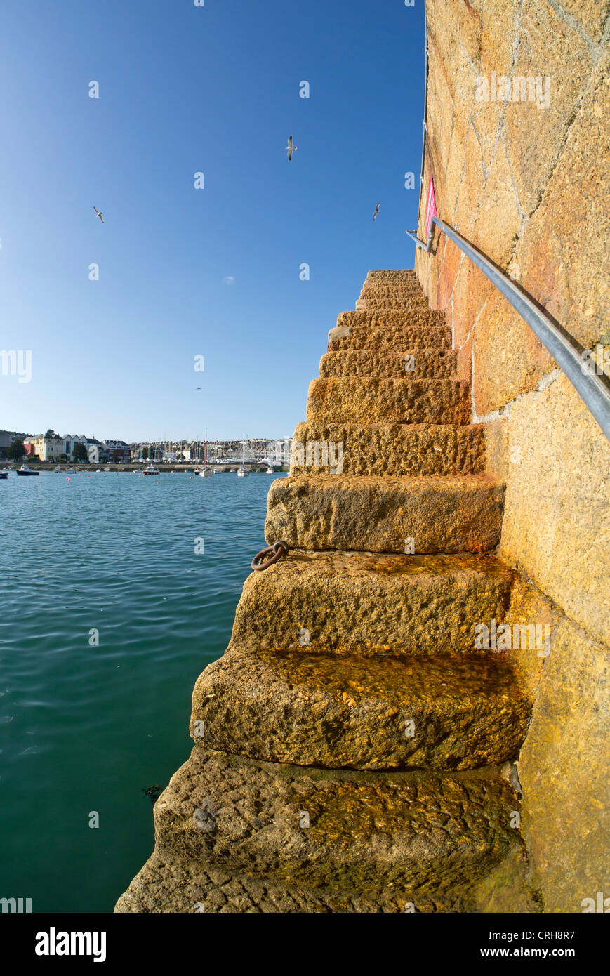 Narrow stone steps hi-res stock photography and images - Alamy